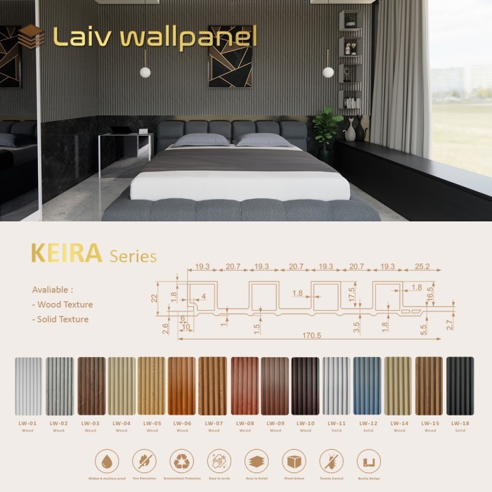 Jual New Laiv Wallpanel / Kisi Kisi Wall Panel / Wpc Dinding Kayu | Shopee Indonesia