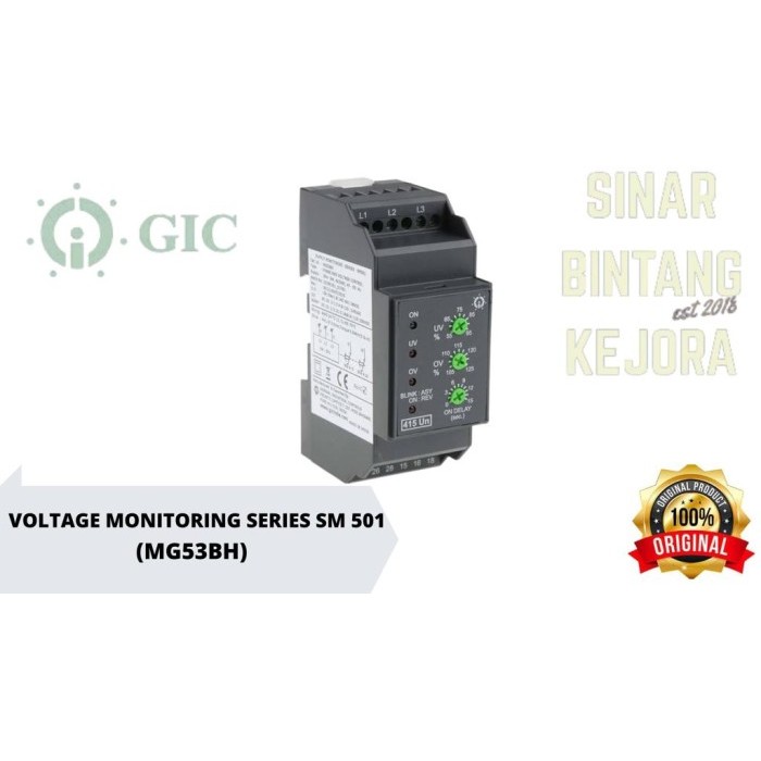 Jual Gic Voltage Monitoring Series Sm 501 (Mg53Bh) | Shopee Indonesia