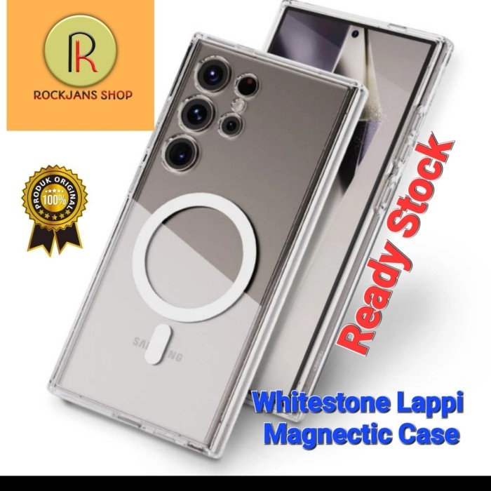 Jual HARGA DISC - Whitestone Lappi Magnetic Clear Case Samsung S24 ...