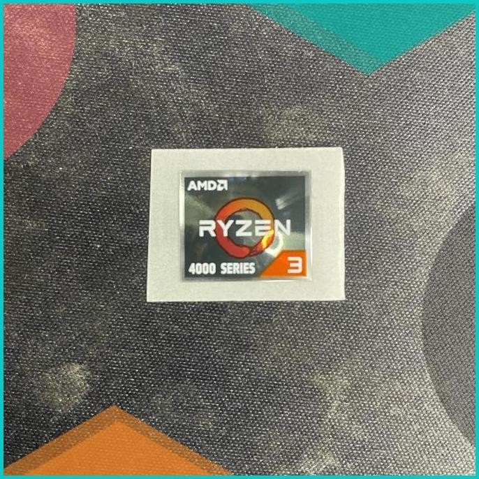Jual Sticker stiker logo AMD Ryzen 3 4000 Series 11OKTZ4 sparepart ...