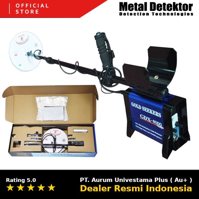 Jual Metal Detector GDX 8000 Detektor Emas dan Harta Karun - GDX8000 Paket Premium Pulse ...