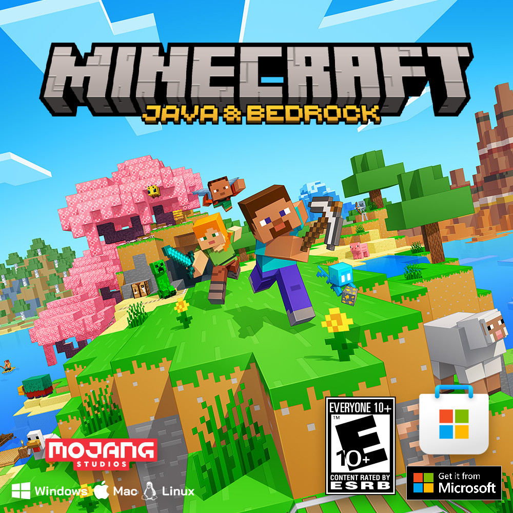 Jual PC Minecraft Game: Java & Bedrock Edition 1 |3D2O9n71| | Shopee ...