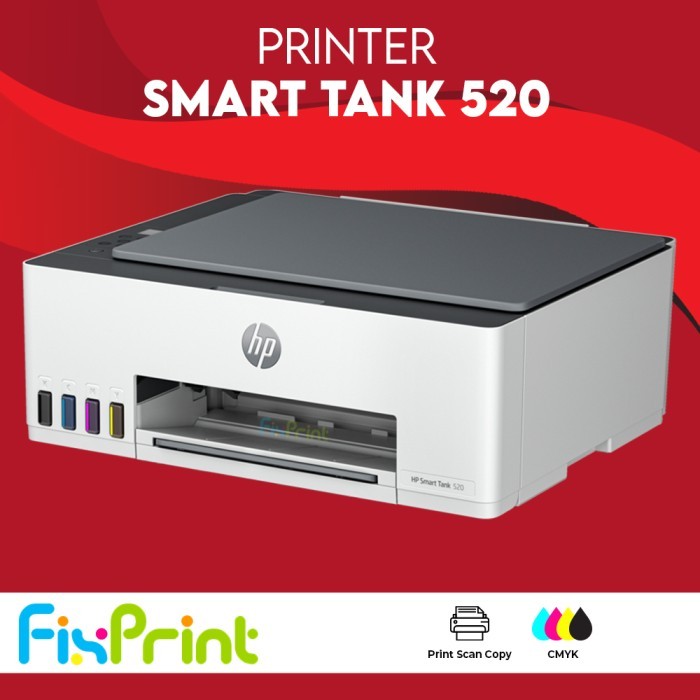 Jual HP Smart Tank Printer 520 All in One A4 | Shopee Indonesia