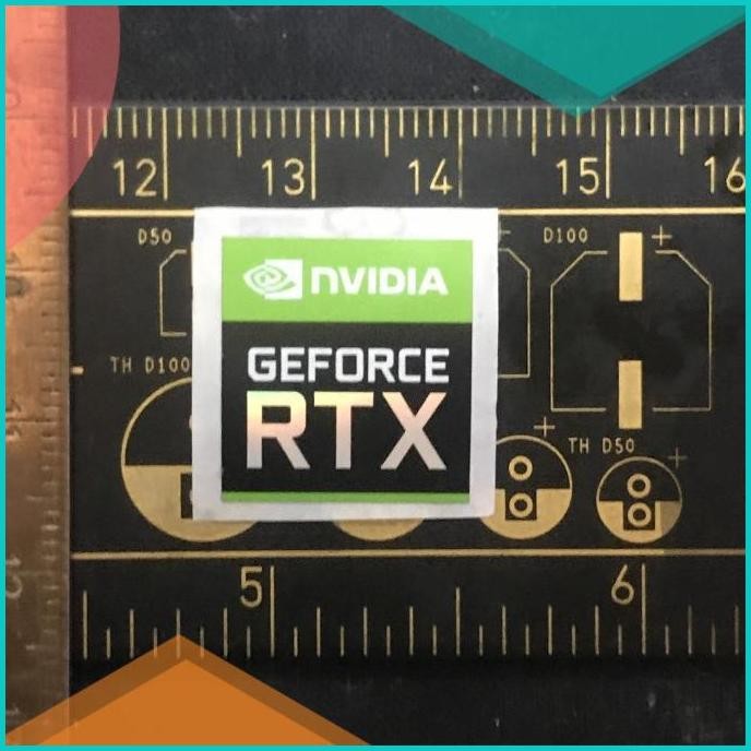 Jual Sticker stiker logo nVidia GeForce RTX 2019 ori 11OKTZ4 tools n ...