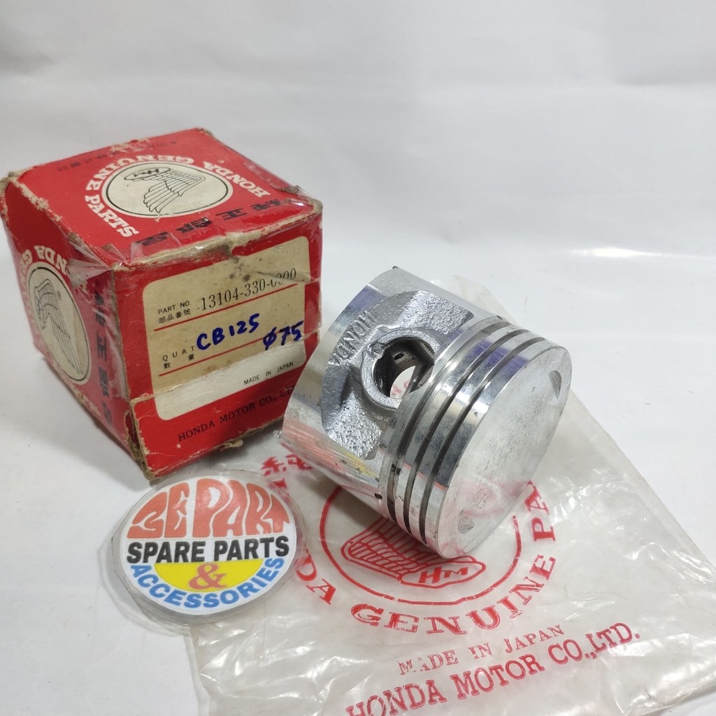 Jual Seher CB125 330 OS 75 Piston Honda CB 125 ori Astra Japan Limited ...