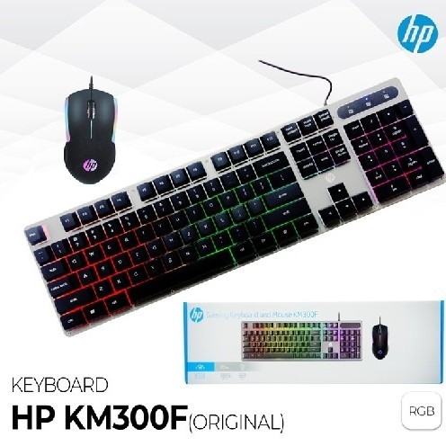 Jual HP Combo Keyboard + Mouse Gaming KM300F | Shopee Indonesia