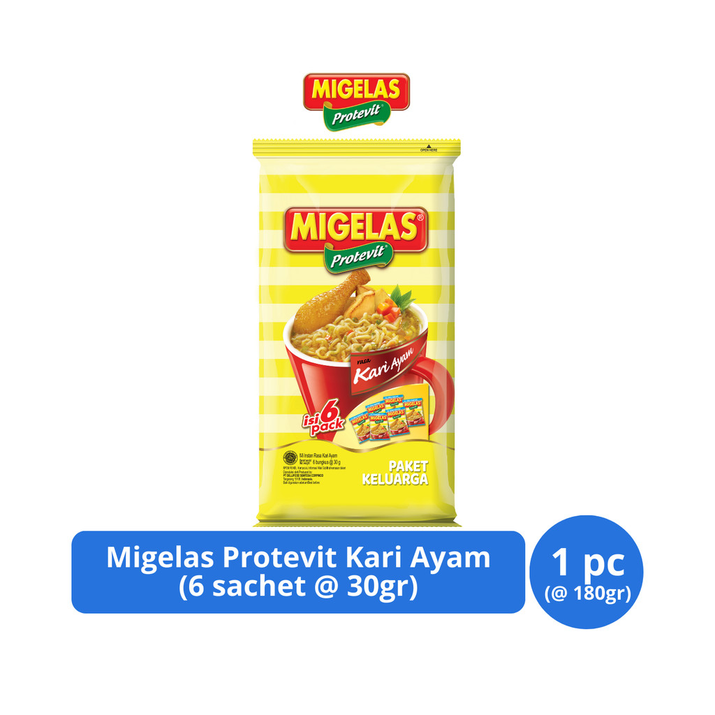 Jual Migelas Protevit Paket Keluarga Kari Ayam 6s @ 30gr | Shopee Indonesia