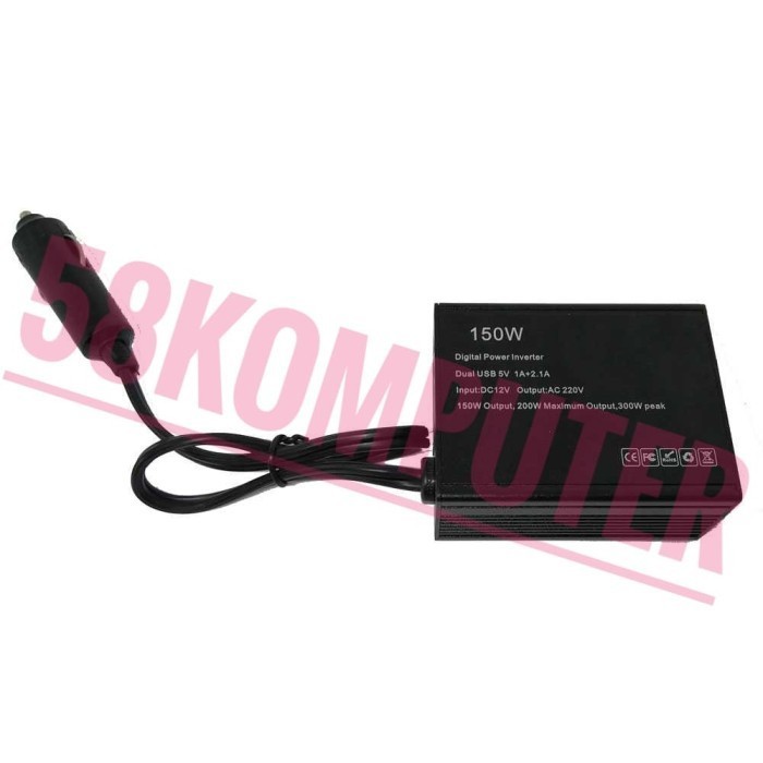 Jual HARGA DISC - Inverter mobil Dc Ke Ac Psw DC 12V to AC 220V 150wat ...