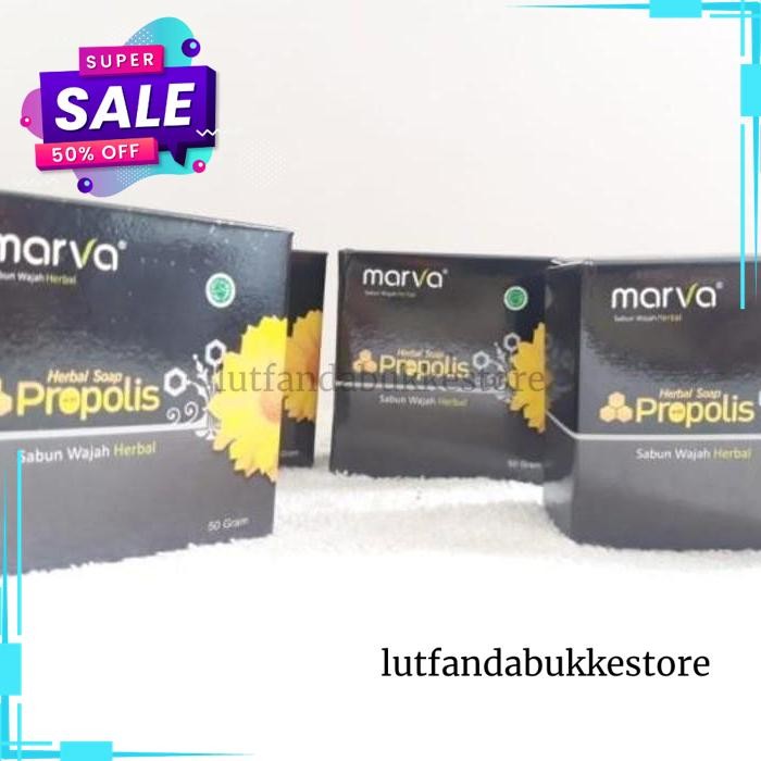 Jual SABUN PROPOLIS MARVA UNTUK SABUN WAJAH MENGANGKAT SEL KULIT MATI ...