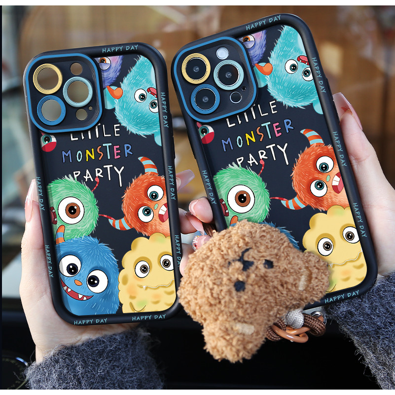 Jual Lanyard Monster Fancy Berwarna-Warni Soft Case Hp Vivo Y29s Y29 ...