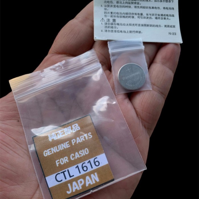 Jual Batre Baterai Jam Tangan Original Casio Solar Ctl1616 Japan ...