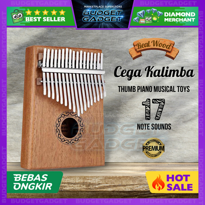 Jual Cega Kalimba Thumb Piano Musical Toys 17 Note Sound - 17UP ...