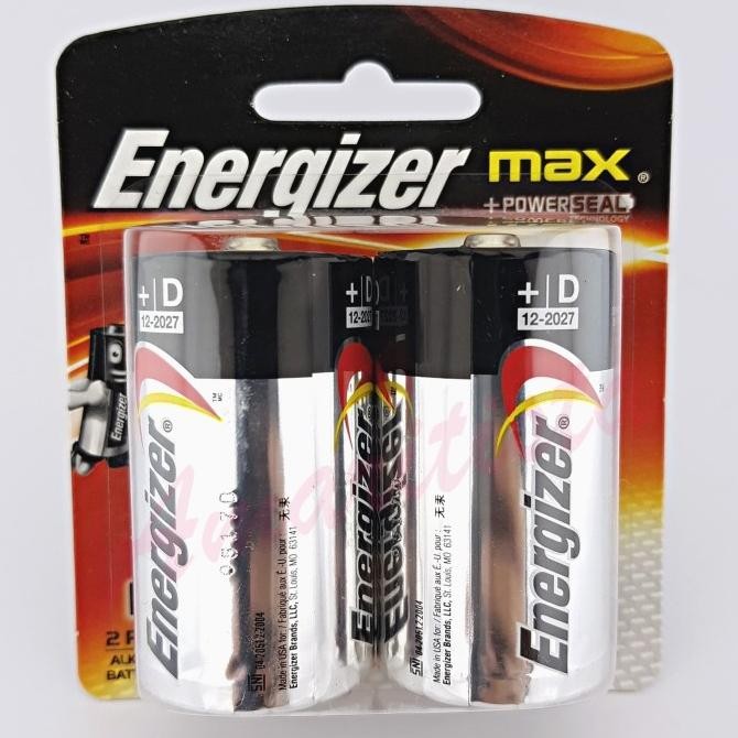 Jual Baterai Energizer Size D Lr20 Ukuran Besar 1,5 V Alkaline | Shopee ...