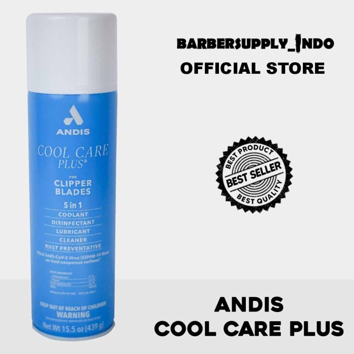 Jual Andis Cool Care Plus Spray Clipper Blade Original Minyak Clipper ...