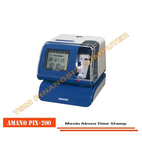 Jual Mesin Absen Amano Pix-200 Electronic Time Stamp Amano Time Clock ...