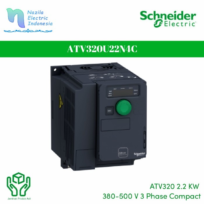 Jual Schneider Inverter Altivar ATV320 3P 2.2kW 380V ATV320U22N4C ...