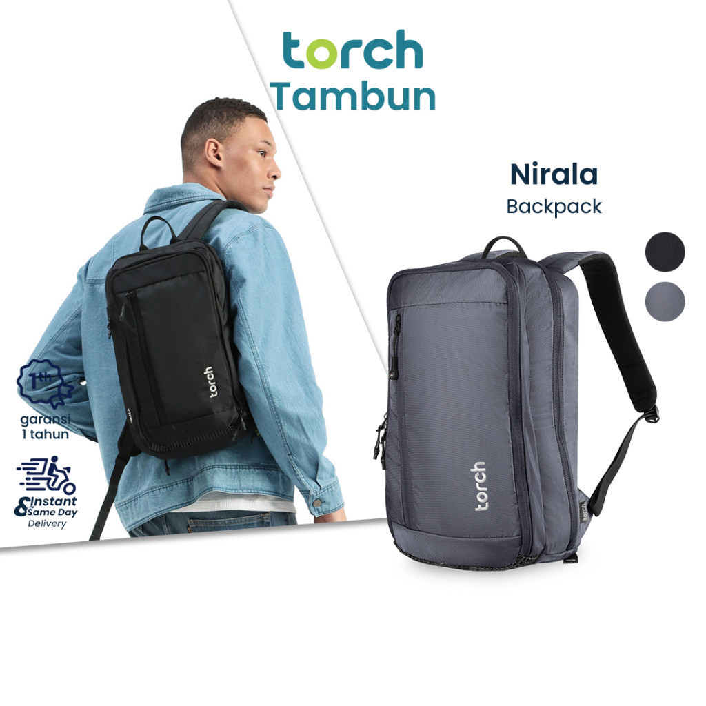 Jual TORCH Nirala Tas Ransel Sekolah Kerja Olahraga Waterproof | Shopee ...