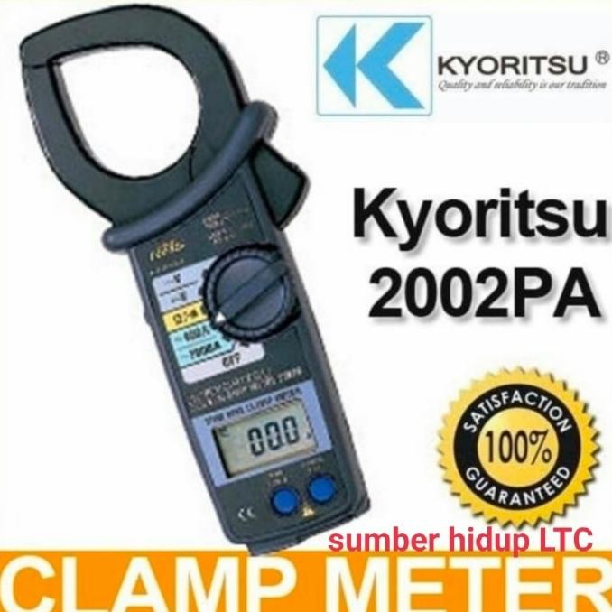 Jual KYORITSU 2002PA Tang Ampere Digital Clamp Meter 2000A AC 2002 PA ...