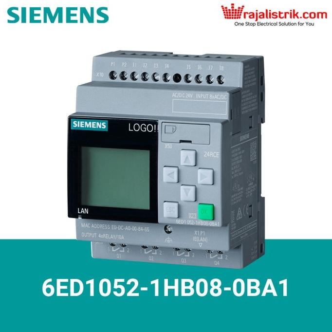 Jual Siemens Logo! 8 24Rce Basic Module With Display 6Ed1052-1Hb08-0Ba1 Baru | Shopee Indonesia