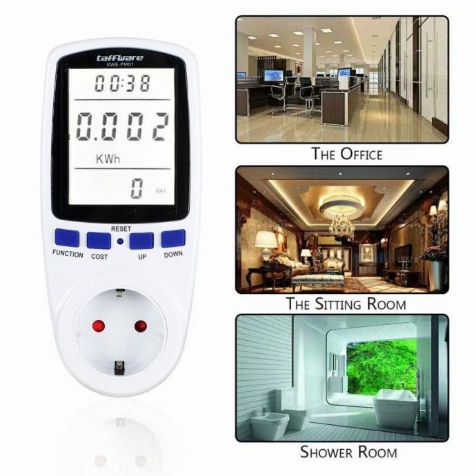 Jual Pengukur Listrik Kwh Digital Power Meter Watt Meter AC Volt Ampere | Shopee Indonesia