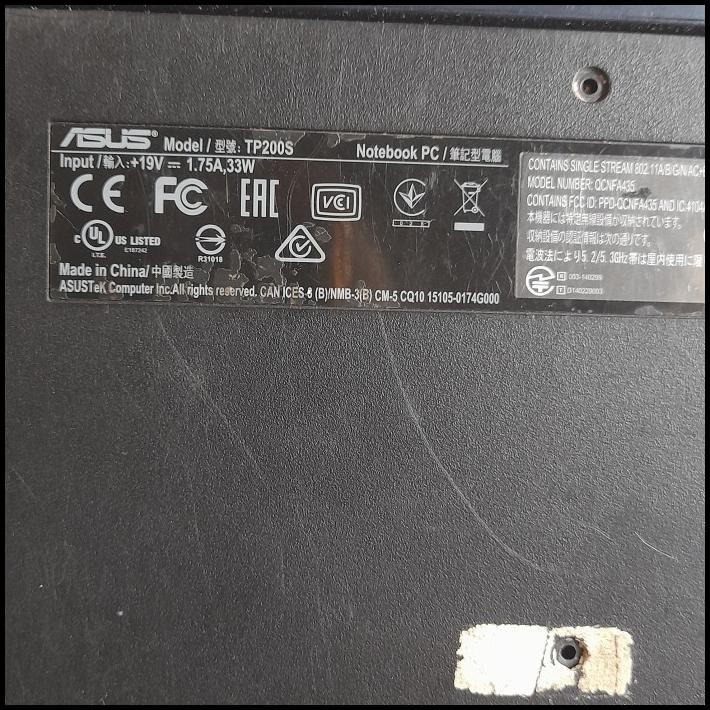 Jual Laptop Netbook Notebook Asus TP200S | Shopee Indonesia