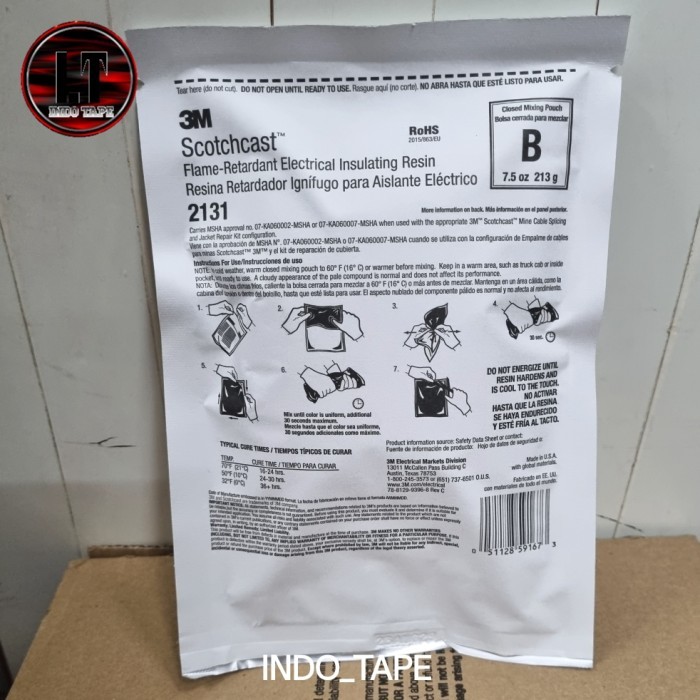 Jual Termurah Resin 2131 Flame-Retardant 3 M Scotchcast Electrical ...