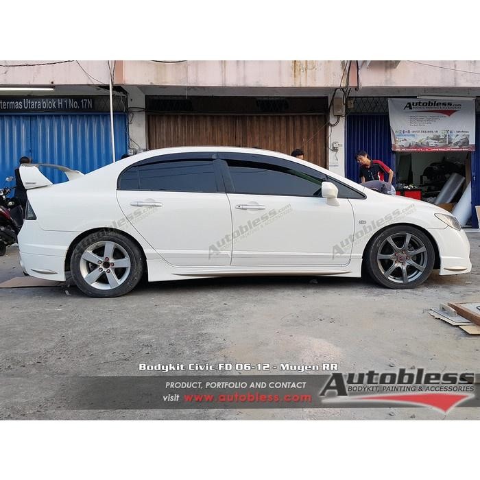 Jual Baru! Wing Spoiler Honda Civic Mugen Rr Civic Fd 2006-2012 Frp | Shopee Indonesia