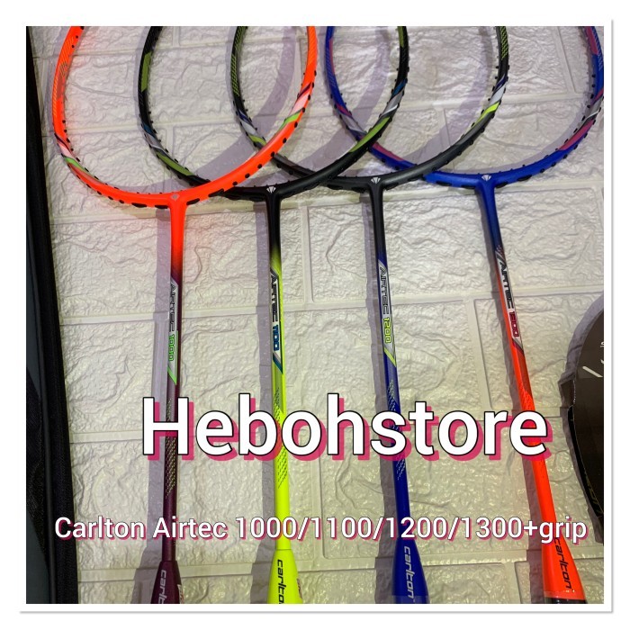 Jual Raket Badminton CARLTON AIRTEC 1000/1100/1200/1300+senar YONEX ...