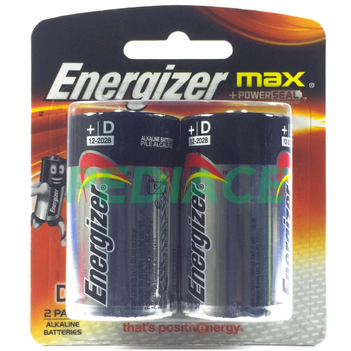 Jual Baterai Energizer Size D Lr20 Ukuran Besar 1,5V Alkaline Battery ...