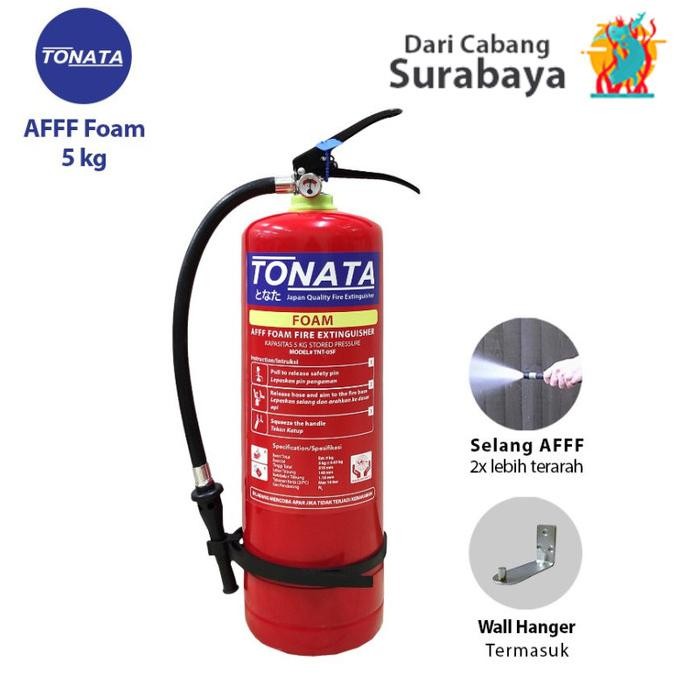 Jual APAR 5KG TONATA / FOAM 5 KG / Set Komplit | Shopee Indonesia