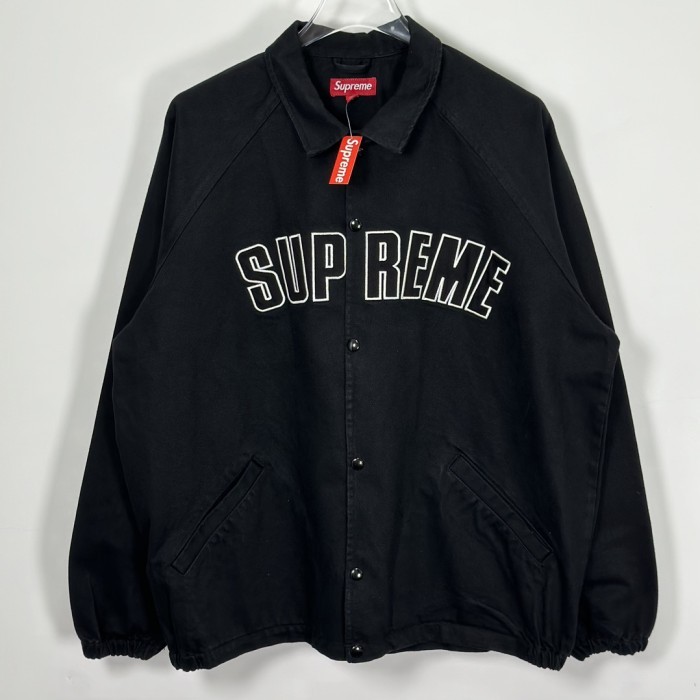 Jual Supreme Arc Denim Coaches Jacket - Black | Shopee Indonesia