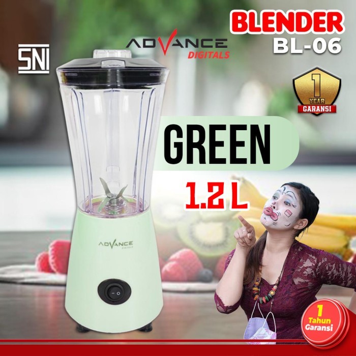 Jual Ready Advance BL-6 Blender Portable 1.2L Chopper Plastik Juicer 4 Mata Pisau | Shopee Indonesia
