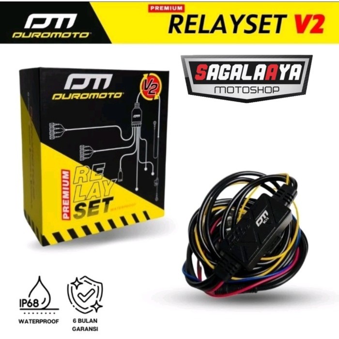 Jual RELAY SET DUROMOTO DM ORIGINAL FOR M1 X1 M3 M5 M6 Lampu sorot touring | Shopee Indonesia