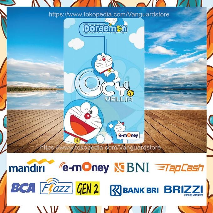 Jual Tersedia KARTU EMONEY GAMBAR KARTUN OK DORAEMON MANDIRI BRI BNI ...