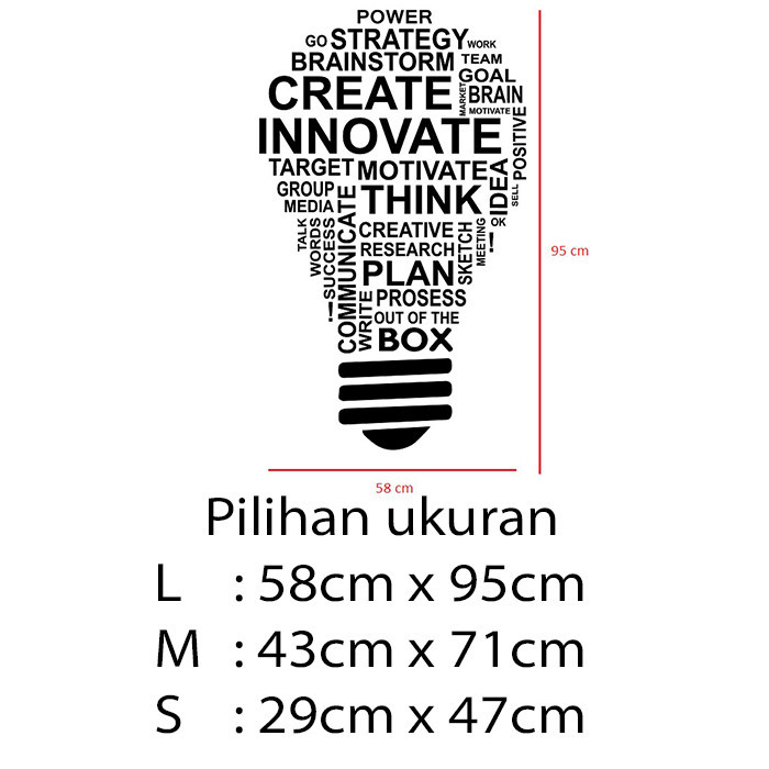 Jual Stiker Unik Dinding Rumah Kaca Office Wall Sticker Success ...