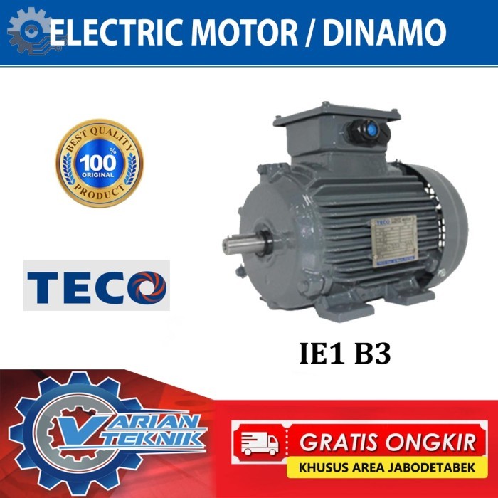 Jual Dinamo / Electric Motor / Induction Motor TECO AESV1S(IE1) B3 2P 90KW/125HP 3Phase 380V ...