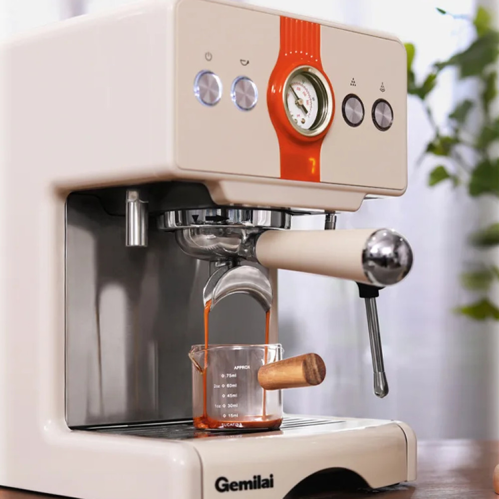 Jual G1 GEMILAI MESIN KOPI OTOMATIS ESPRESSO COFFEE MACHINE 15 BAR 1450W 10A Maker Frothing CRM ...
