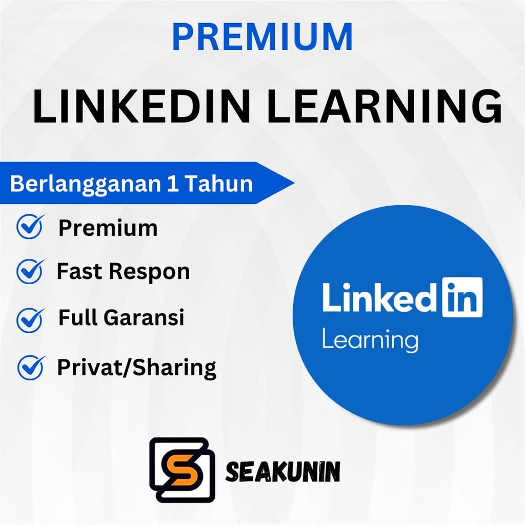 Jual Linkedin Learning Premium 1 Tahun Bergaransi Dijamin Paling Murah (Buka 24 Jam) | Shopee ...