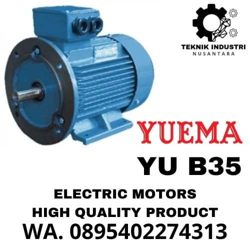 Jual DINAMO ELECTRIC MOTOR YUEMA YU 6P 5,5KW 7,5HP 3PHASE 380V B35 | Shopee Indonesia