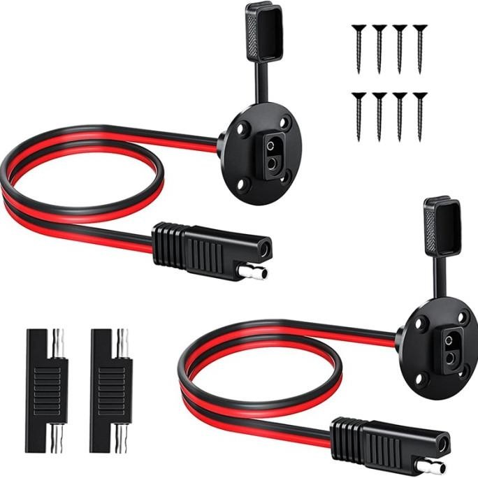 Jual Sae Power Socket Side Wall Port 10Awg Solar Panel Flush Mount ...