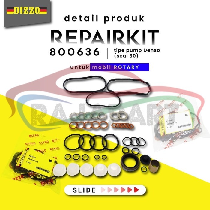 Jual JUAL GASKET ROTARY BOSPOM DENSO REPAIR KIT SET ROTARY | Shopee ...
