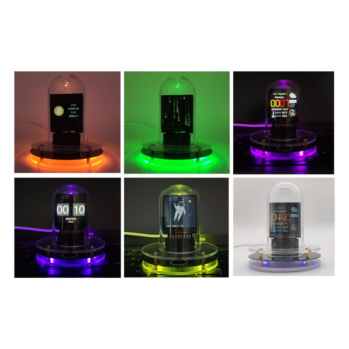 Jual Nixie Tube Clock - Digital Clock Wifi System for Desk Setup ...