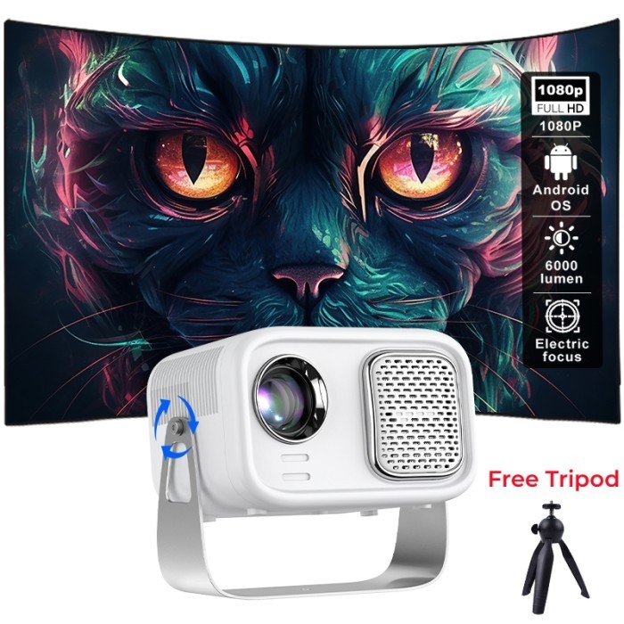 Jual QIAOLET K1A projector mini android projector 5g wifi proyektor ...
