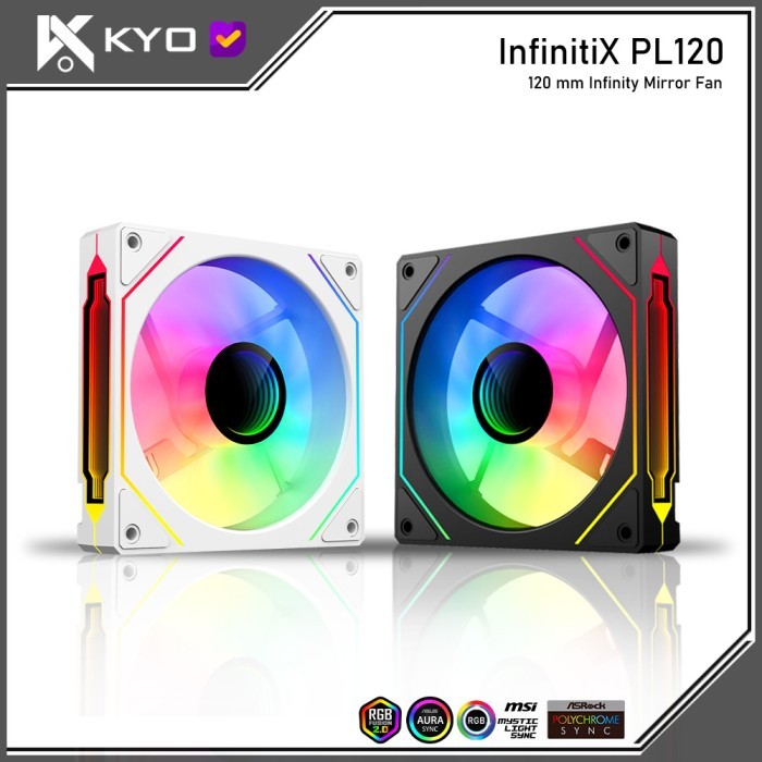 Jual KYO InfinitiX PL120 Fan ARGB 120mm ARGB Sync 3 in 1 / 5 in 1 Fan case ARGB | Shopee Indonesia