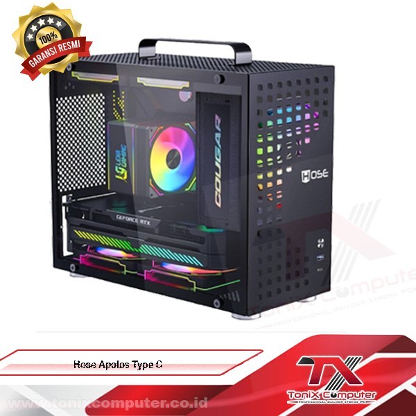 Jual HOSE Gaming APOLOS Casing PC Mini Mini PC Gaming Case | Shopee ...