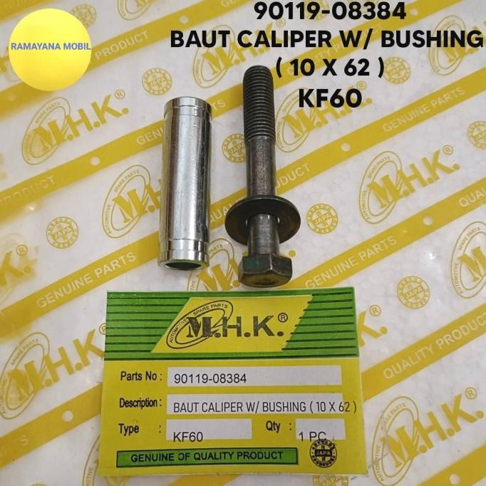 Jual pen baut caliper with bushing toyota kijang capsul kf60, kf70 ...