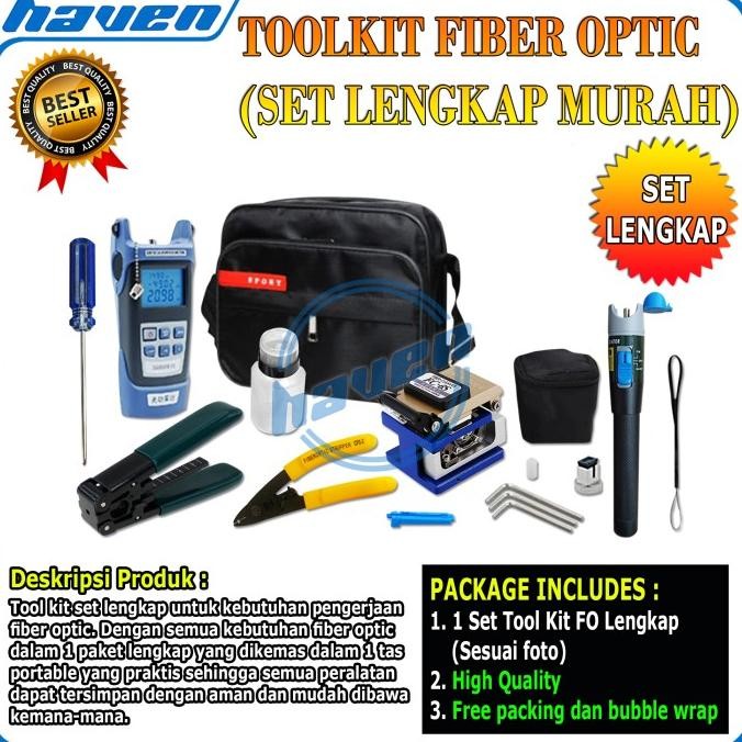 Jual CATV/FTTH Tool Kit SET Lengkap OPM VFL Cleaver FO/Fiber Optic ...