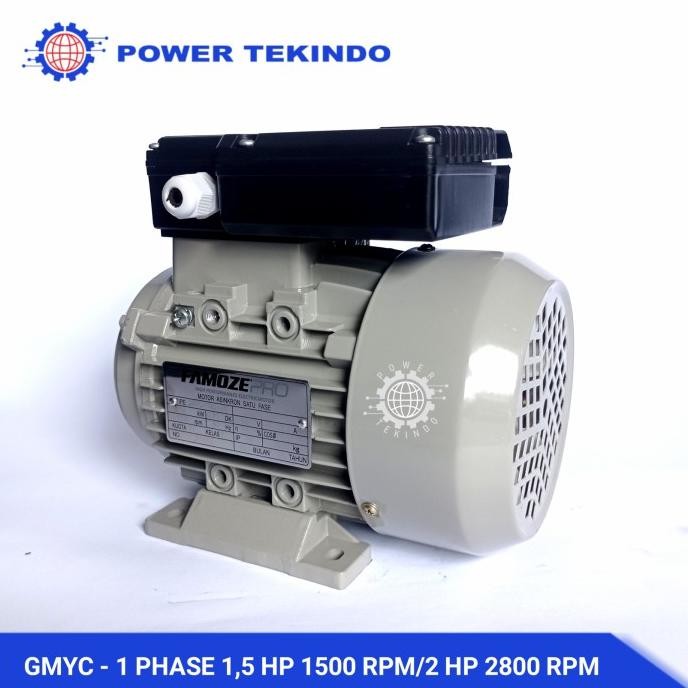 Jual Famoze Pro Dinamo 1 Phase 1.5 HP 1500 RPM / 2 HP 2800 RPM GMYC 1,5 PK | Shopee Indonesia