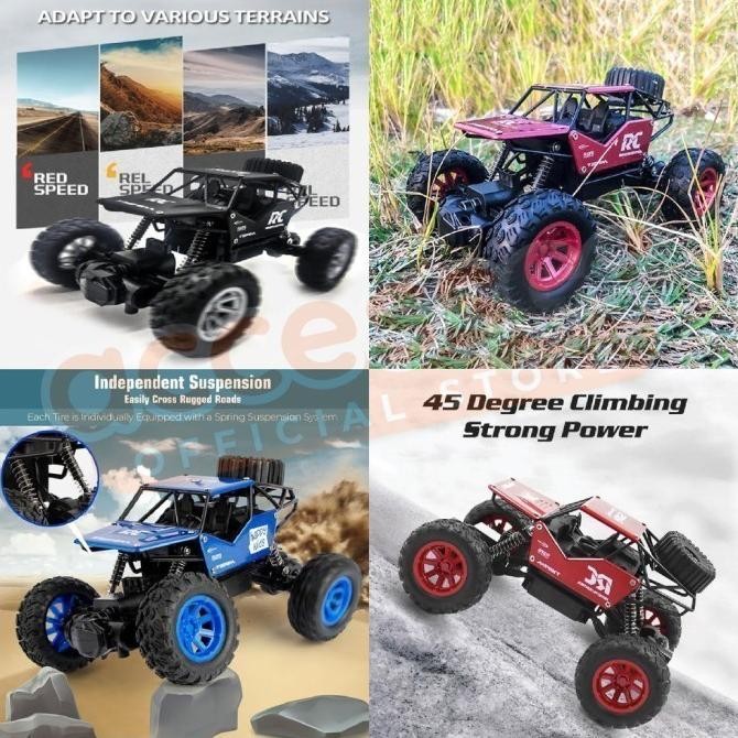 Jual MOBIL REMOTE CONTROL ROCK CRAWLER RC 533 1:18 MONSTER TRUCK ...