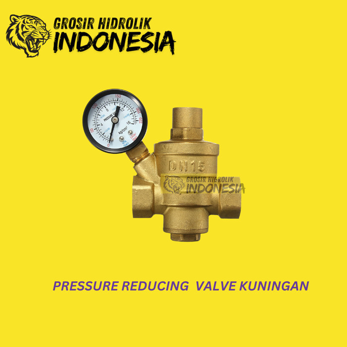 Jual 1/2'' PRV PRESSURE REDUCING VALVE REGULATOR WATER KUNINGAN SIZE 1/ ...